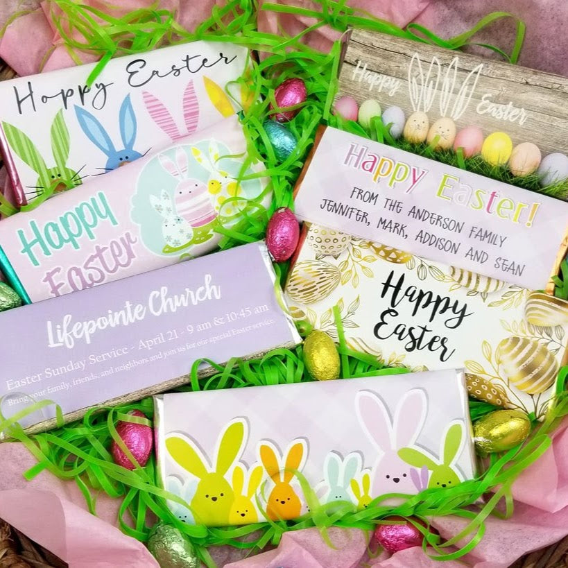 Easter Candy Bar Wrappers and Party Favors – Candy Wrapper Store