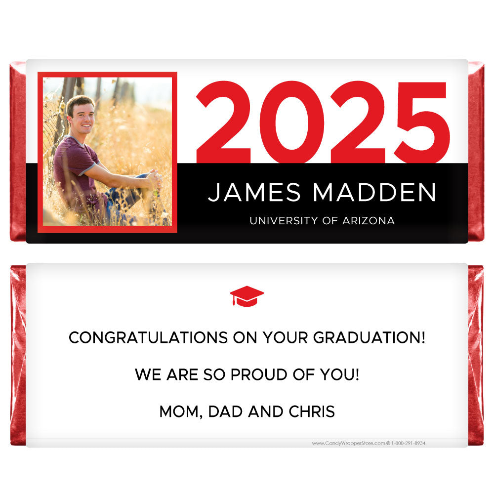 Graduation, school or prom themed party favors featuring your photo on ...