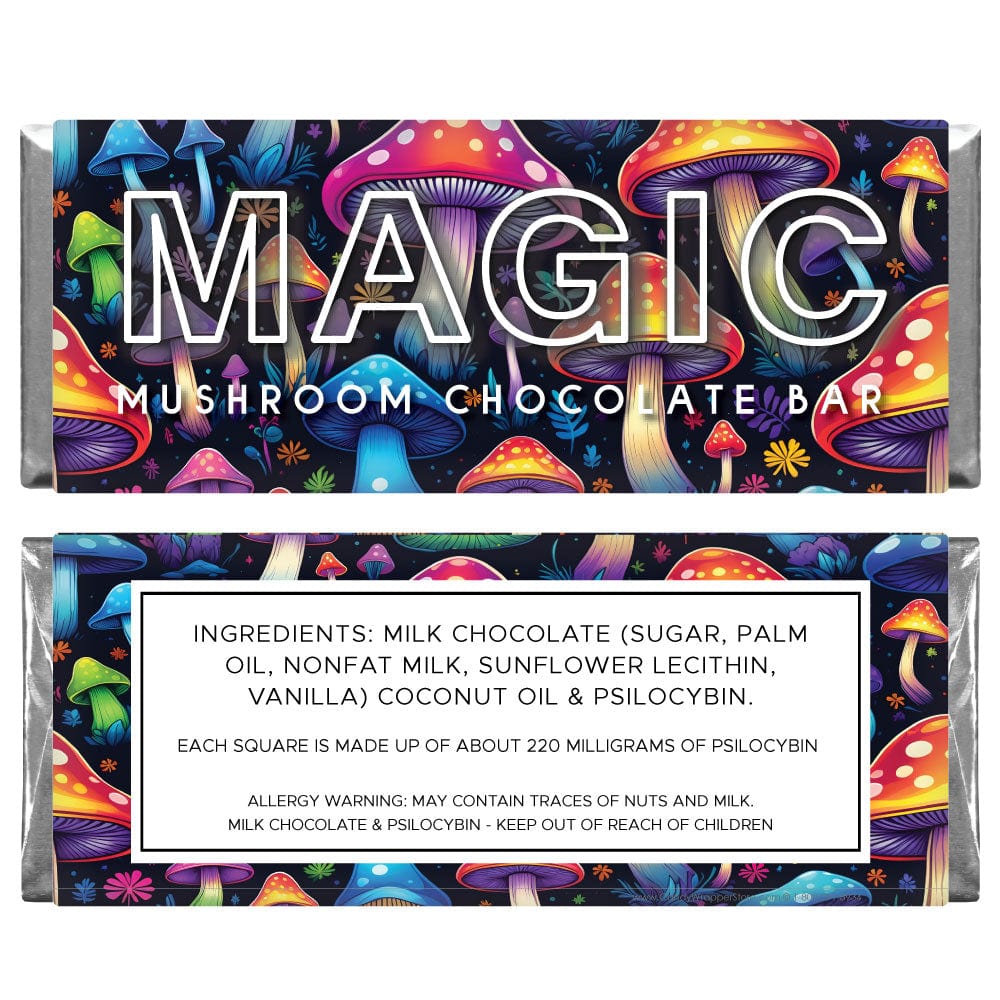 Mushroom Chocolate Bar Wrapper and Foil – Candy Wrapper Store