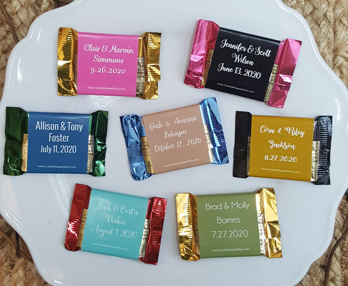 Picture Perfect Wedding Wrappers for Ghirardelli Chocolate Squares ...