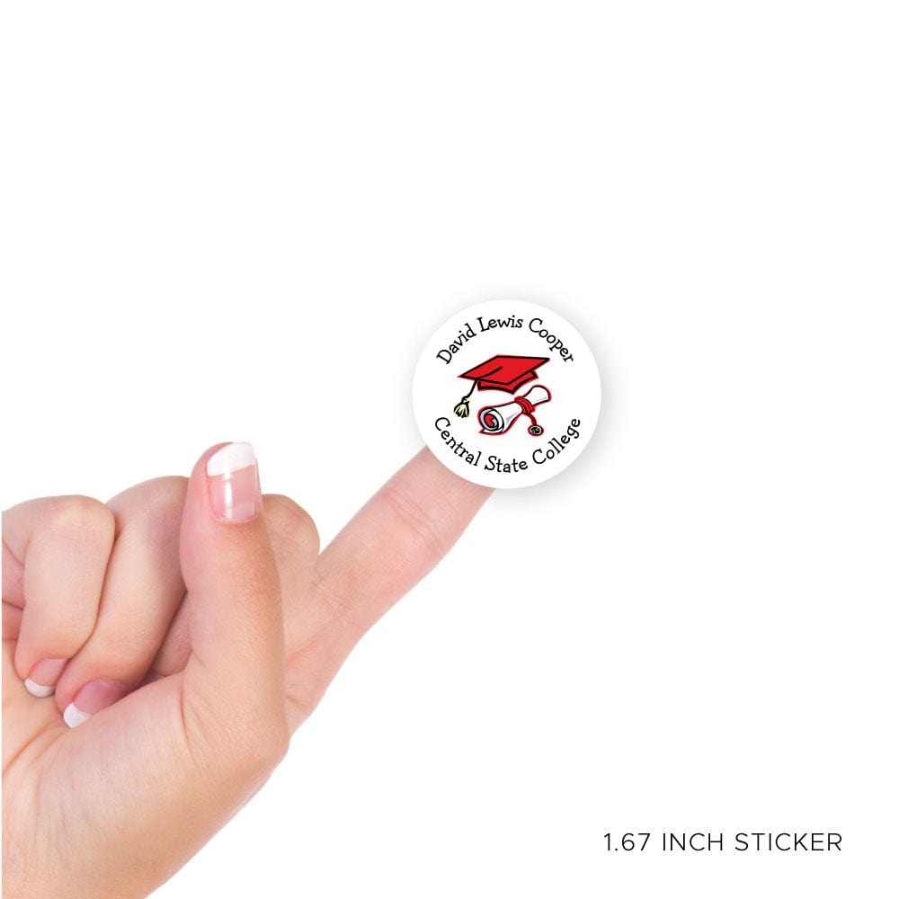 Graduation Cap & Scroll Sticker – Candy Wrapper Store