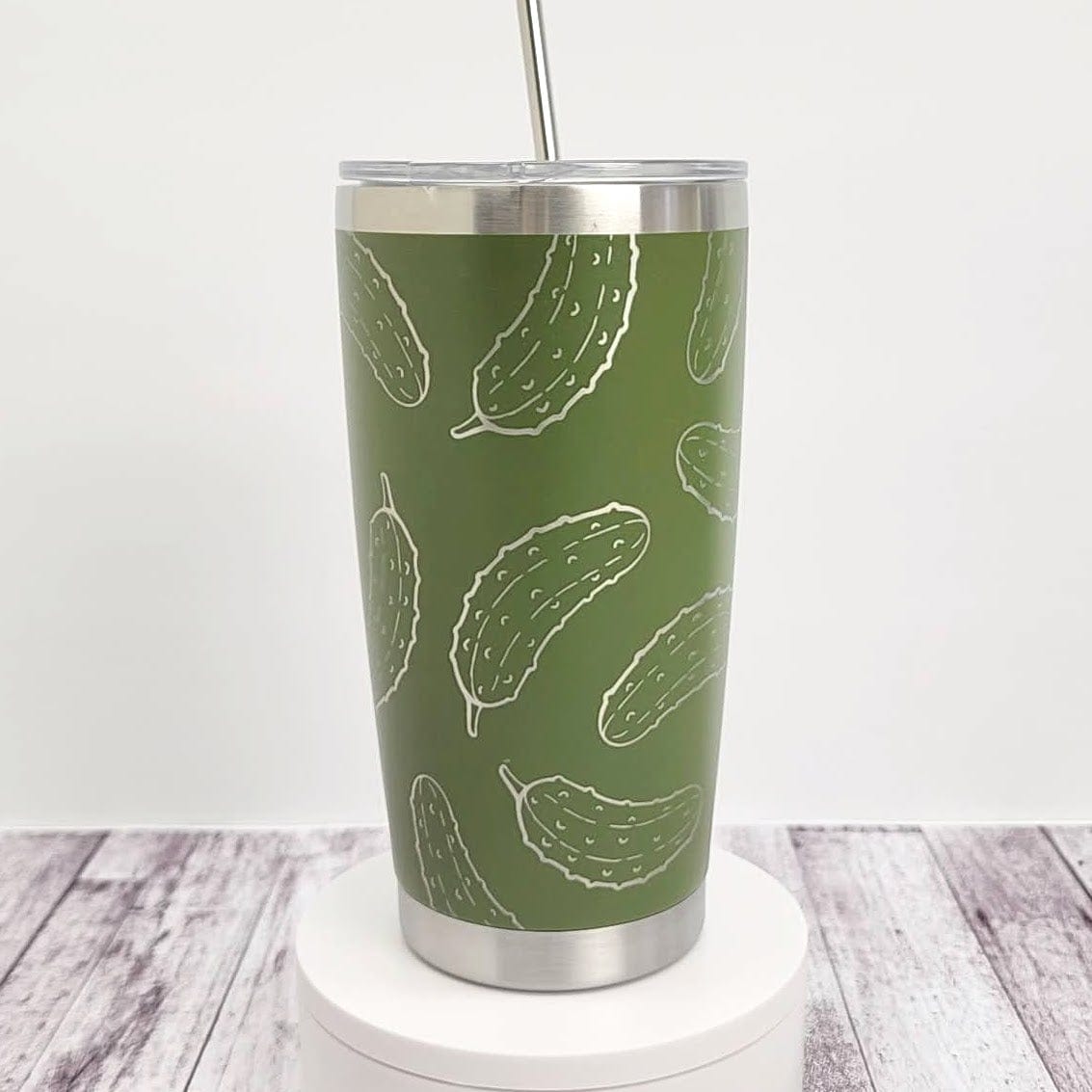 Green Pickle Engraved 20 oz Tumbler – Candy Wrapper Store