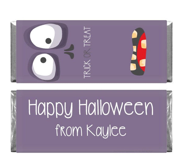 Halloween Monsters Candy Bar Wrapper - Set of 3 designs – Candy Wrapper ...