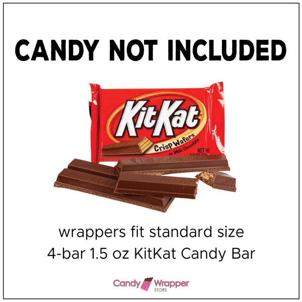 Kit Kat Personalized Full Size Wrapper – Candy Wrapper Store