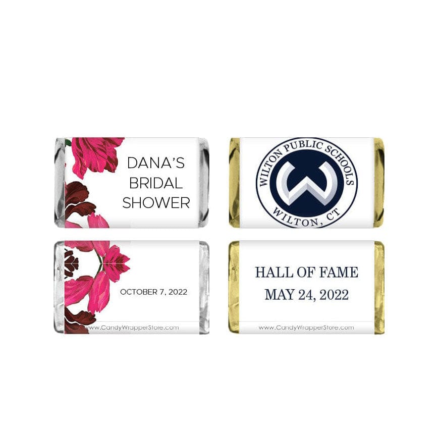 Miniature Hershey's Custom Candy Bar Wrappers – Candy Wrapper Store