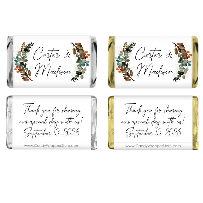 Miniature Moody Boho Wedding Candy Bar Wrapper - MINIWA408 – Candy ...