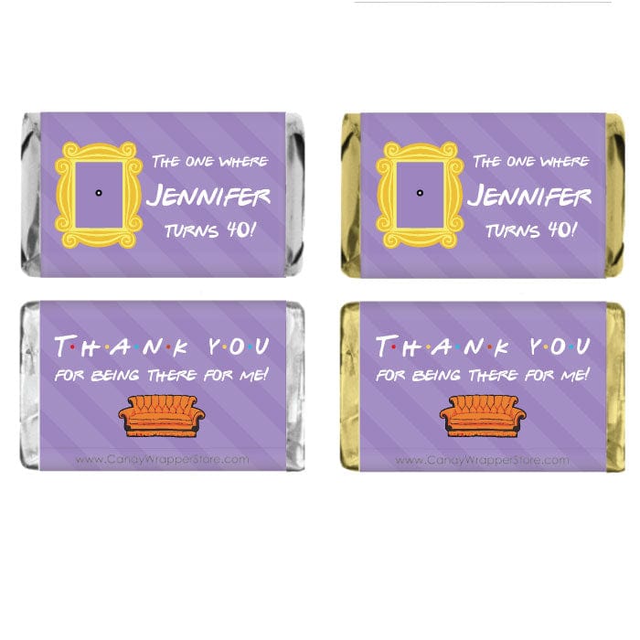 Miniature The One Where Friends Theme Birthday Personalized Candy Bar ...