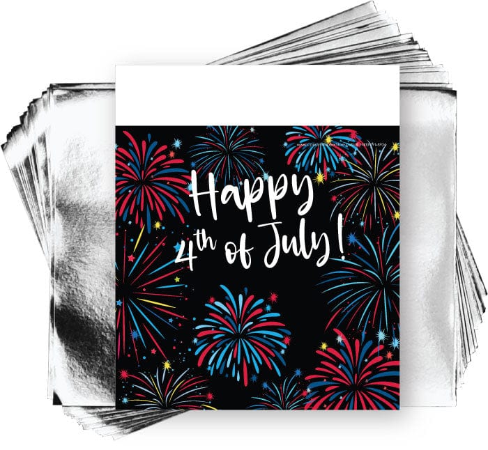 Non-Personalized 4th of July Fireworks Wrapper Quick Ship Favor - Set ...