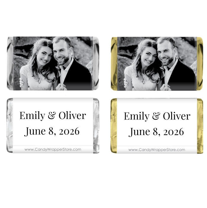 Miniature Photo Wedding Candy Bar Wrappers – Candy Wrapper Store