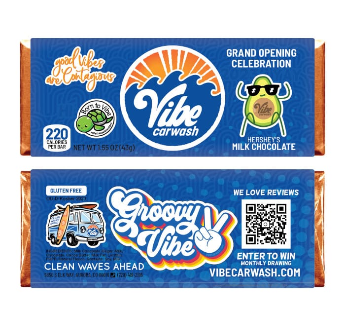 Custom Wrapper for Hershey's Milk Chocolate Candy Bars – Candy Wrapper ...