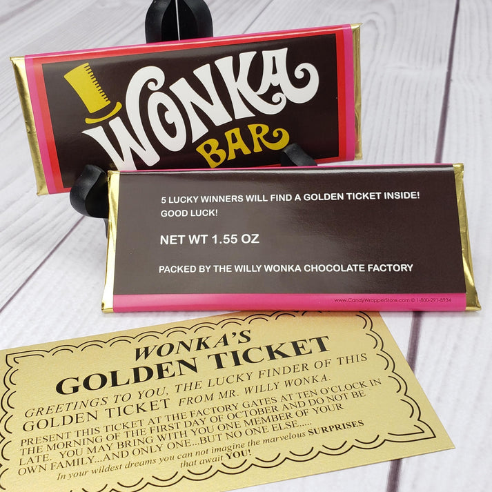 Wonka Bar Candy Wrapper – Candy Wrapper Store