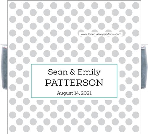 Polka Dots Wedding Lifesaver Wrapper – Candy Wrapper Store