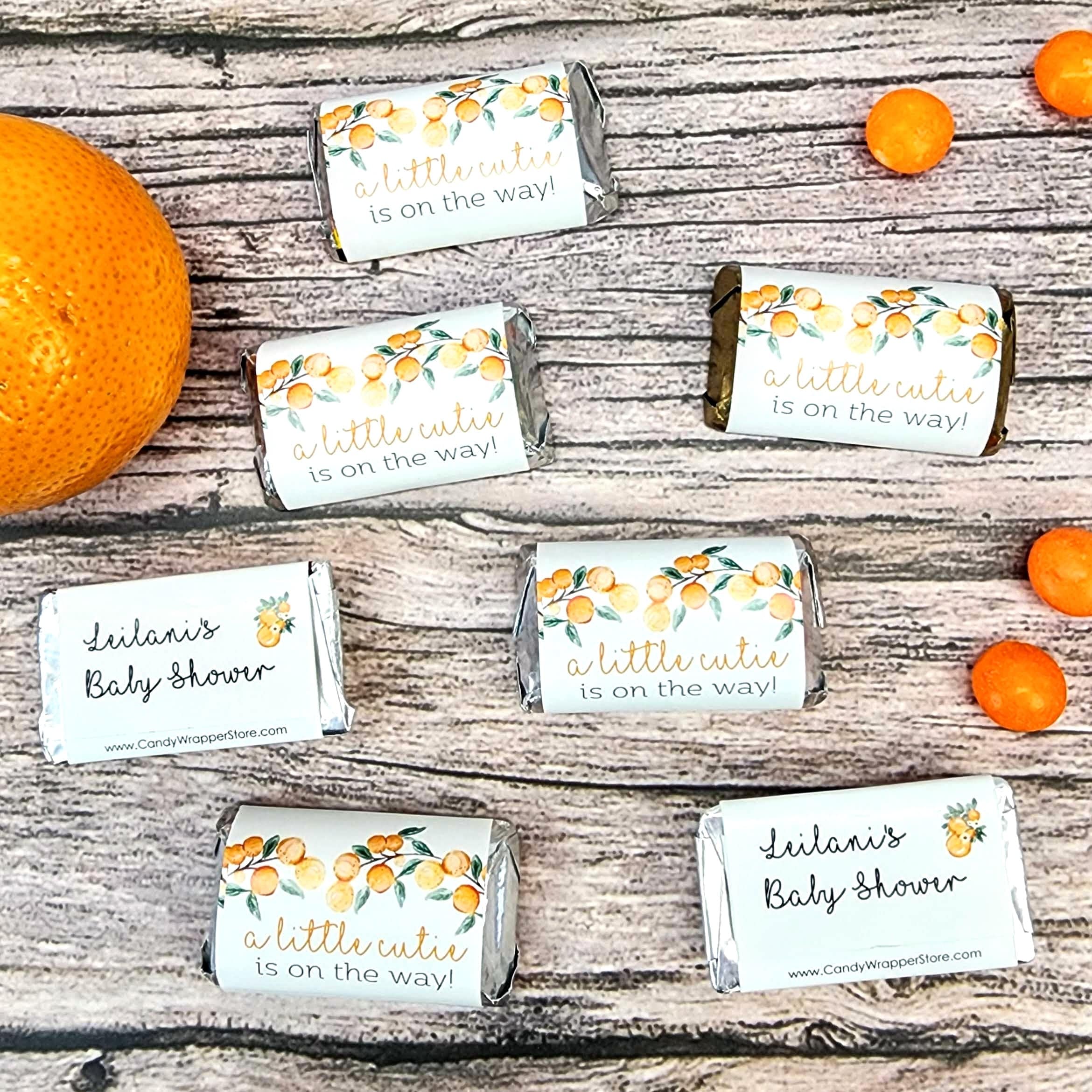 Miniature Little Cutie Baby Shower Candy Bar Wrappers – Candy Wrapper Store