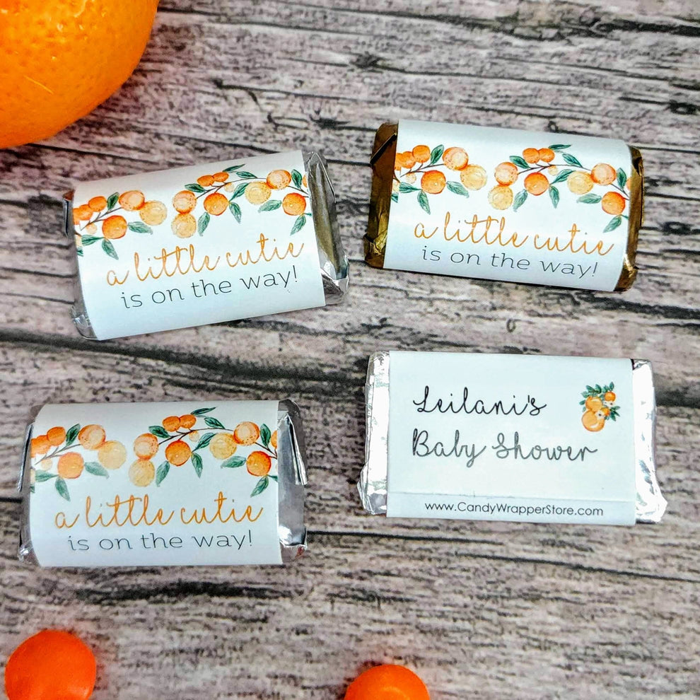Miniature Little Cutie Baby Shower Candy Bar Wrappers – Candy Wrapper Store