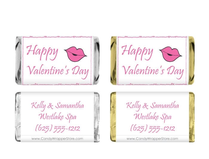 Mini Valentines Day Lips Candy Wrappers – Candy Wrapper Store