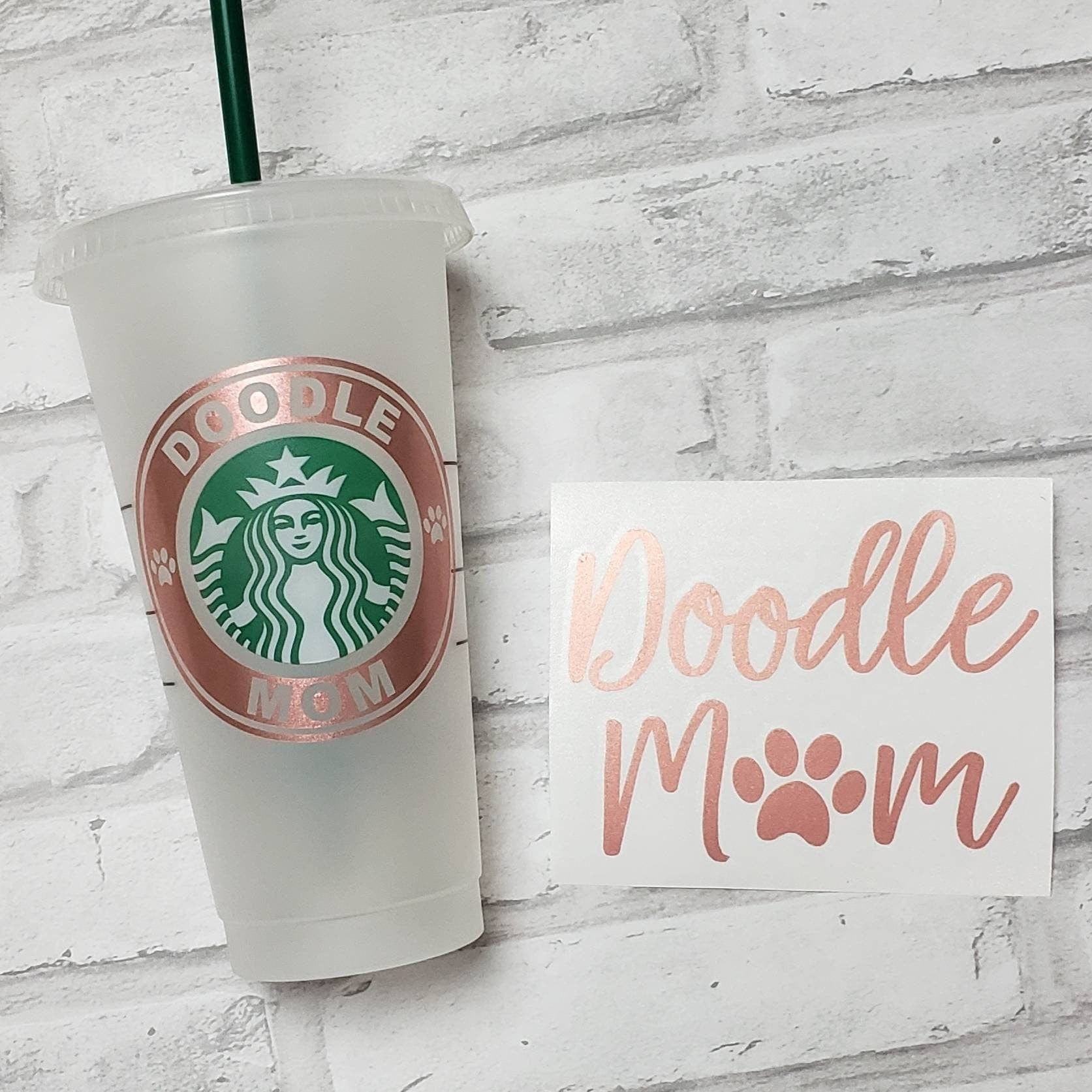 Personalized Dog Mom Starbucks 24 oz Venti Reusable Cold Cup with Cust ...