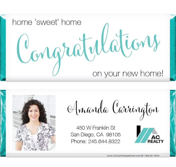 Realtor, Real Estate Agent and Broker Custom Candy Bars – Candy Wrapper ...