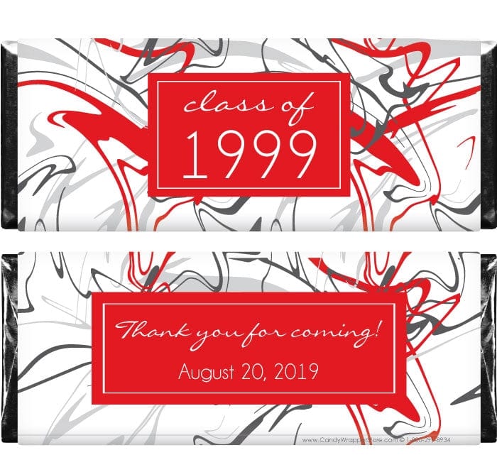 Splatter Class Reunion Party Candy Bar Wrappers – Candy Wrapper Store