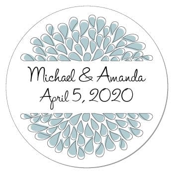 Wedding Mum Flower Sticker – Candy Wrapper Store