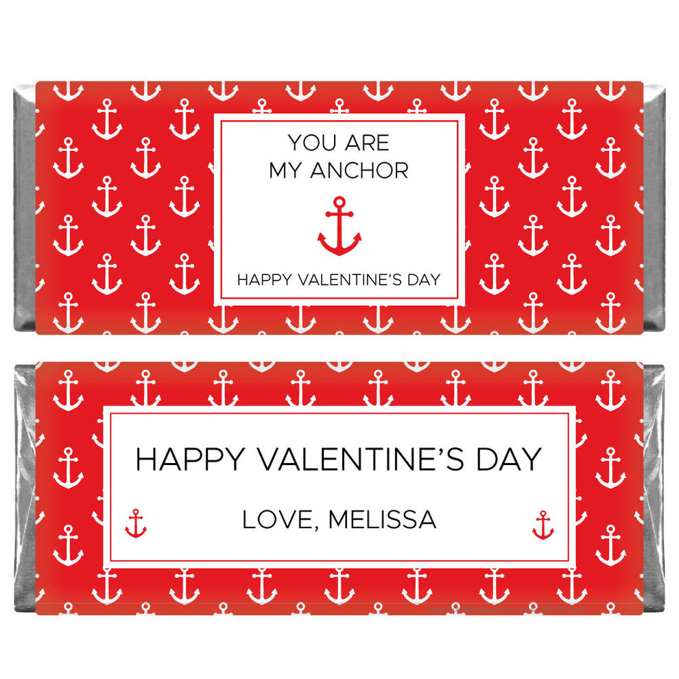 Anchor Valentine's Day Candy Bar Wrappers – Candy Wrapper Store